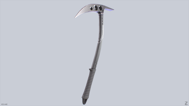 Ice axe 3D Model in Combat 3DExport