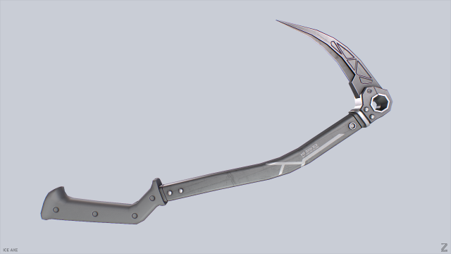 Ice axe 3D Model in Combat 3DExport