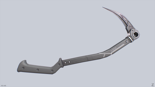 Ice axe 3D Model in Combat 3DExport