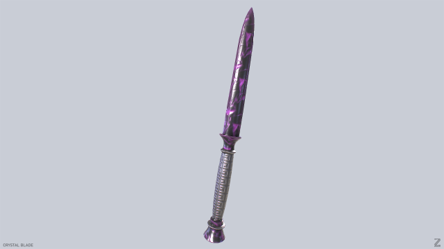 Crystal blade 3D Model in Melee 3DExport