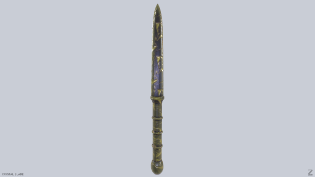 Crystal blade 3D Model in Melee 3DExport
