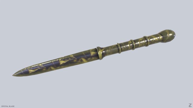 Crystal blade 3D Model in Melee 3DExport