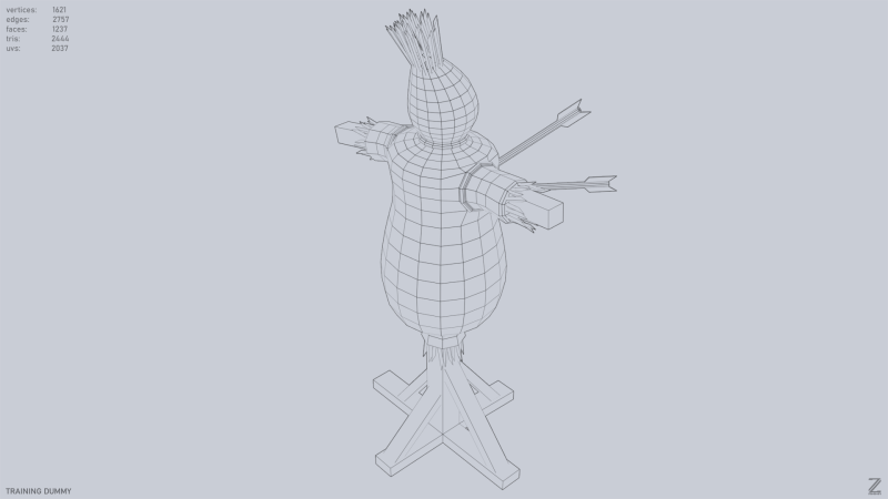 Training dummy 3D Model in Other 3DExport