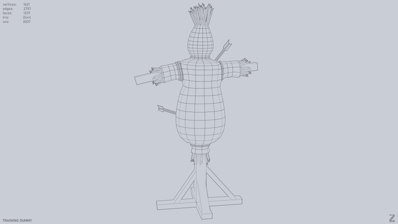 Training dummy 3D Model in Other 3DExport