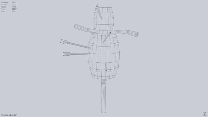 Training dummy 3D Model in Other 3DExport