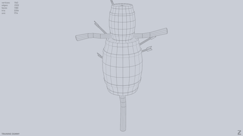 Training dummy 3D Model in Other 3DExport