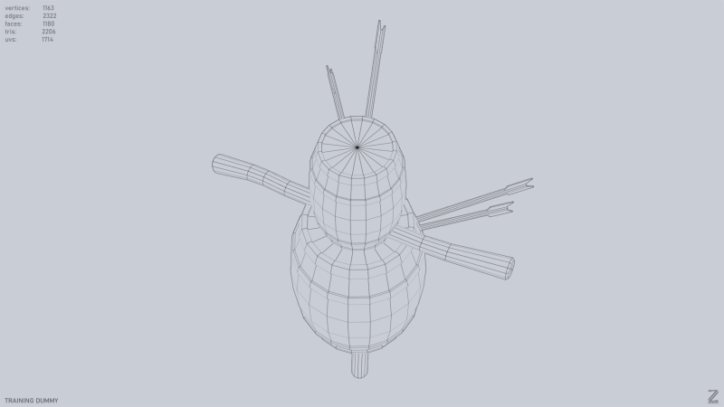 Training dummy 3D Model in Other 3DExport
