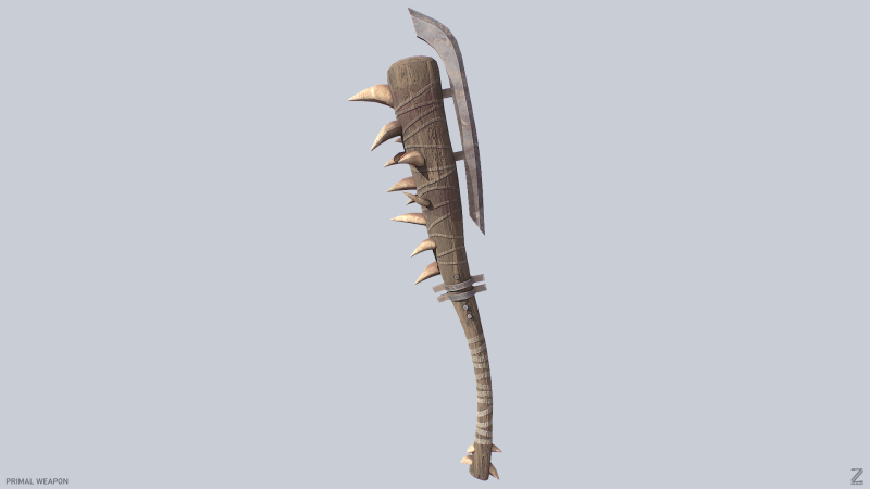 Primal weapon 3D Model in Melee 3DExport