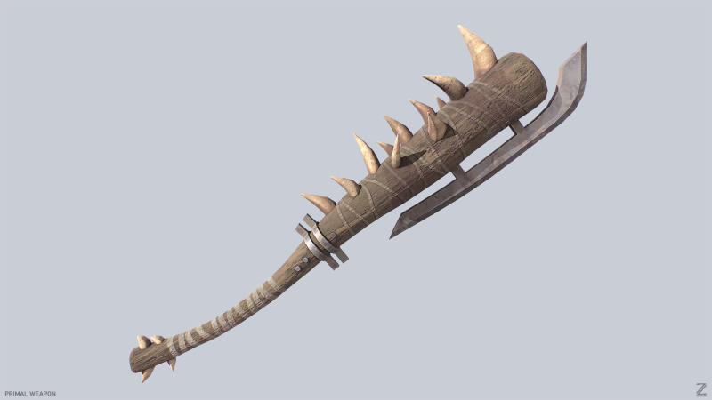 Primal weapon 3D Model in Melee 3DExport
