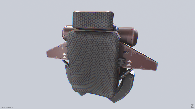 Scifi Jetpack 3D Model in Transport 3DExport