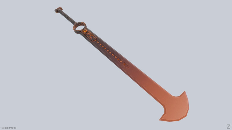 Ember sword 3D Model in Melee 3DExport