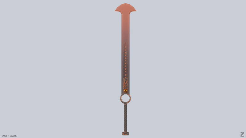Ember sword 3D Model in Melee 3DExport