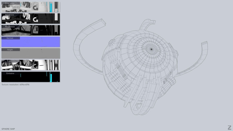 Sphere ship collection 3D Model in Fantasy Spacecraft 3DExport