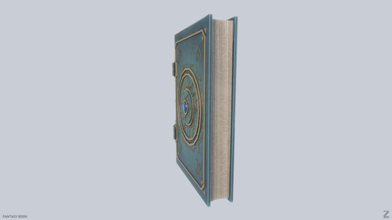 Fantasy book 3D Model in Other 3DExport
