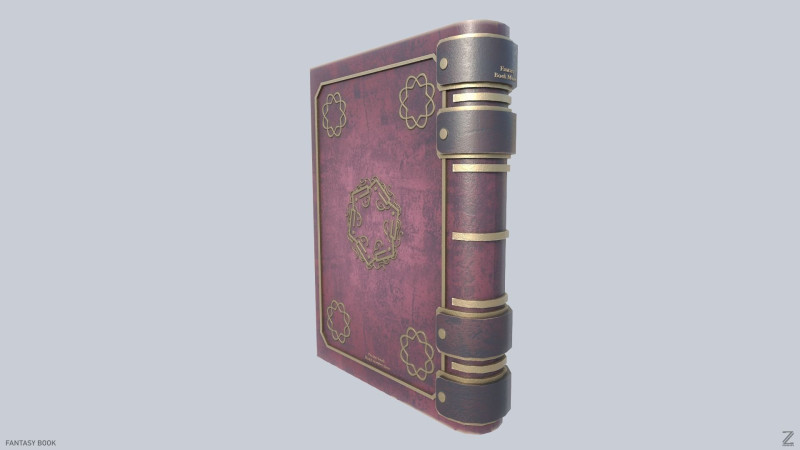Fantasy book 3D Model in Other 3DExport