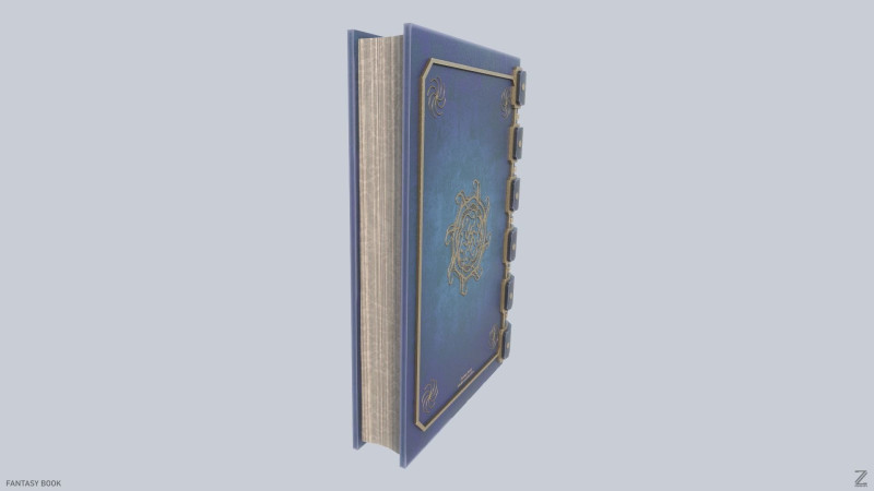 Fantasy book 3D Model in Other 3DExport