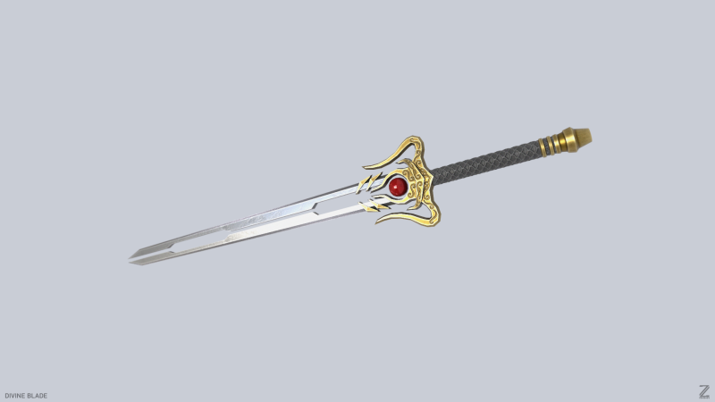 Divine blade 3D Model in Melee 3DExport