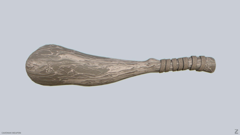 Caveman weapon 3D Model in Melee 3DExport