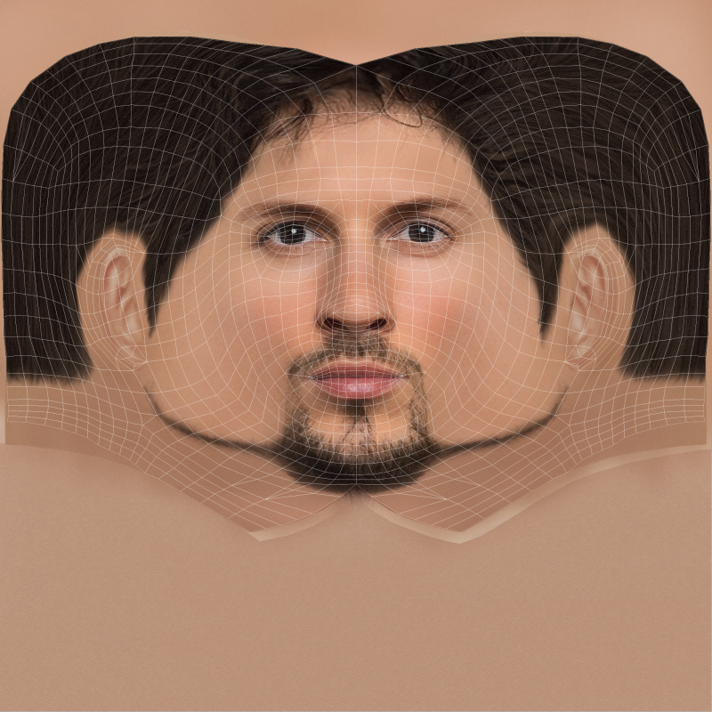 Pavel Durov Head - Low poly head for game 3D Model in Man 3DExport