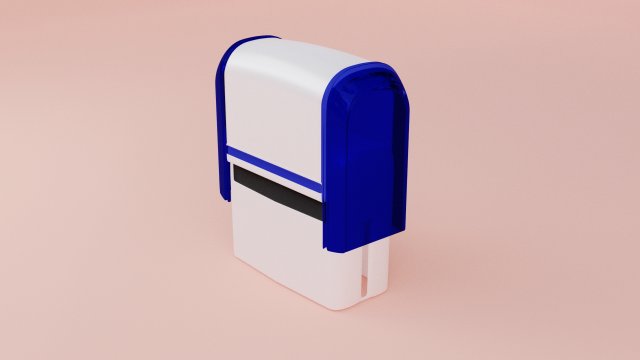 stamp 3D Model in Office 3DExport
