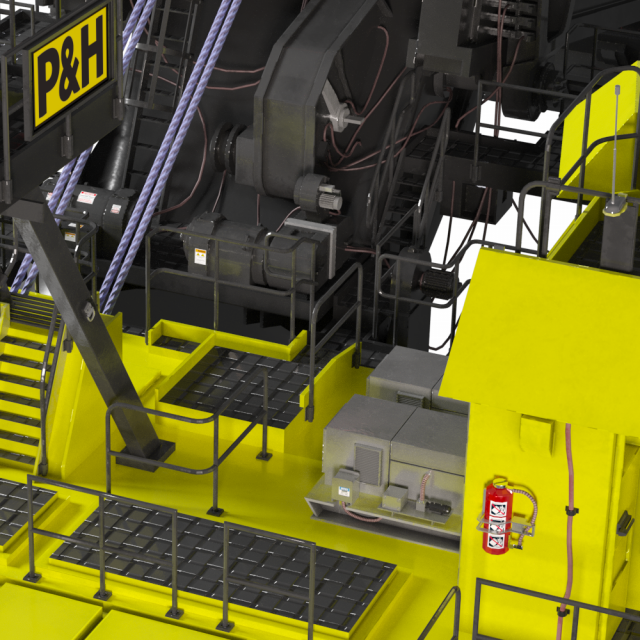 excavator ph 4100xpc ac electric rope shovel Modelo 3D in Equipamiento ...