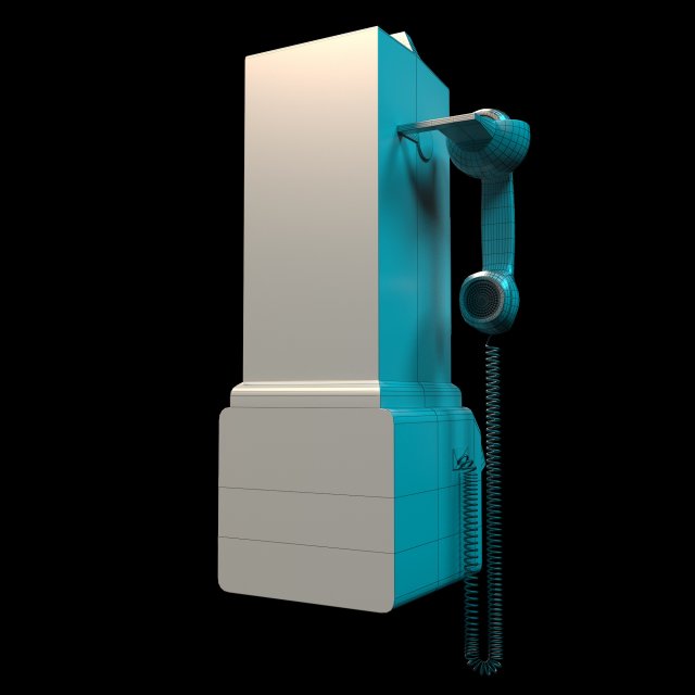 telephone 3D Model in Phone and Cell Phone 3DExport