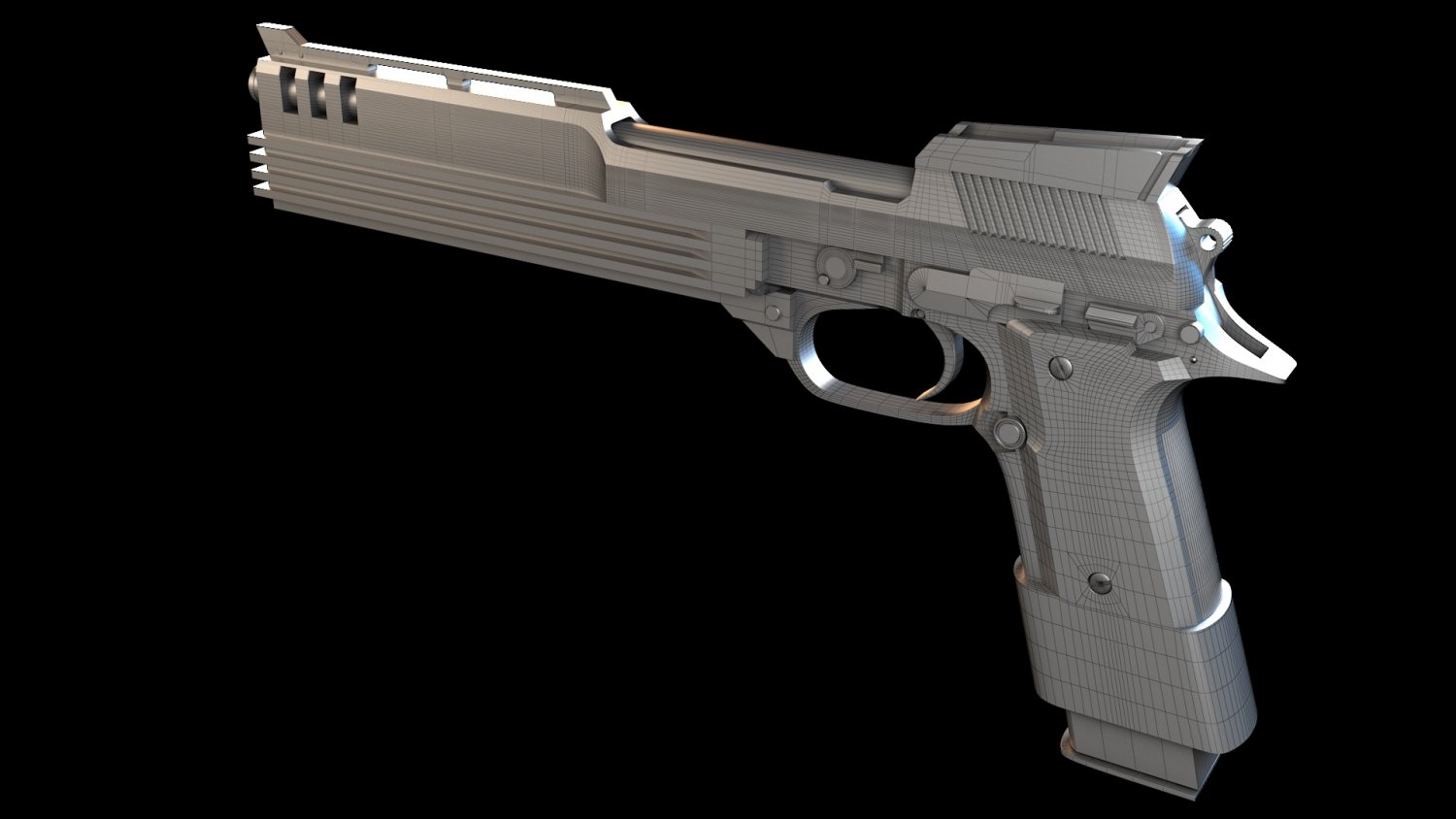Auto 9 RoboCop 3D Models in Pistol 3DExport