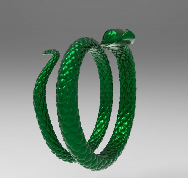 snake ring 3D Model in Jewellery 3DExport