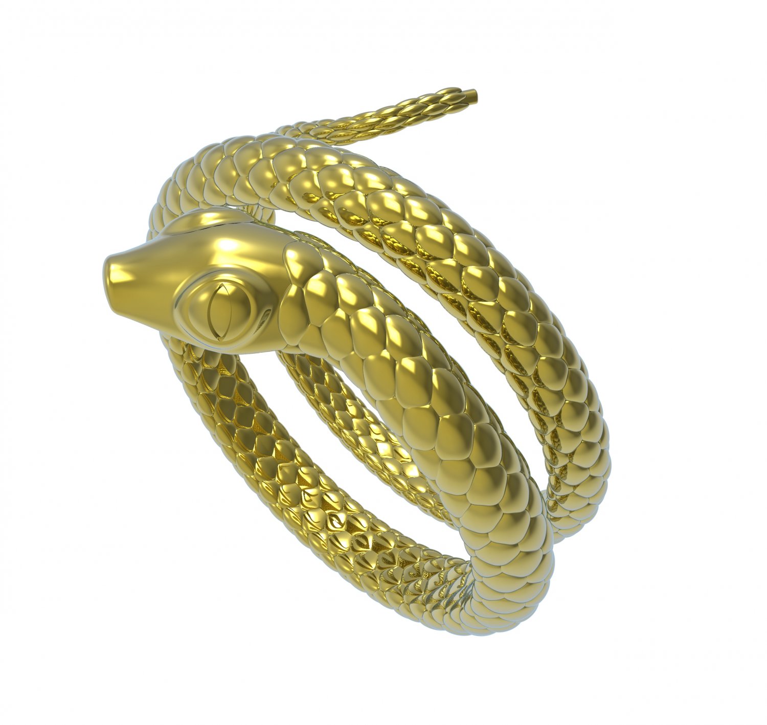 Snake ring 3D Model in Jewellery 3DExport