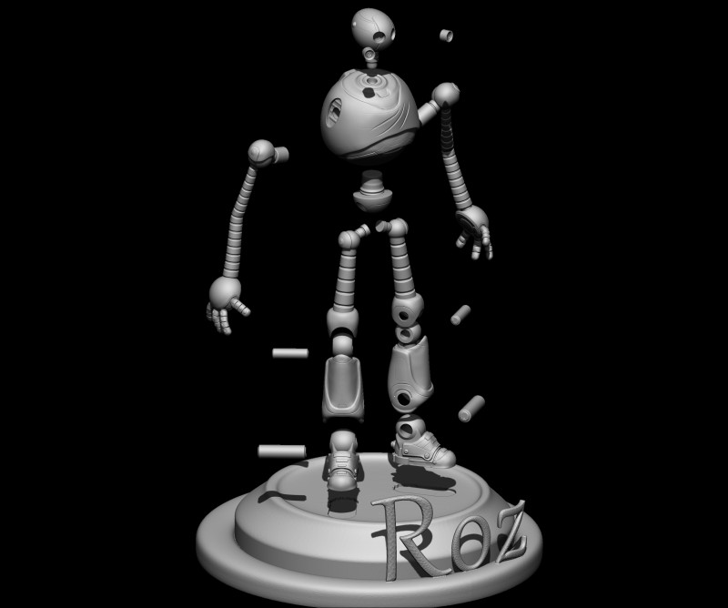 The wild robot 3D Print Model in Monsters & Creatures 3DExport