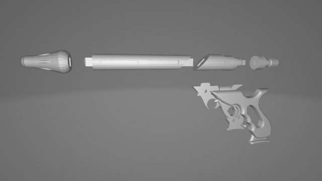 star wars jango fett blaster westar 34 3d print model 3D Print Model in ...