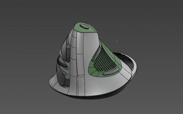 ergonomic mouse 3D Model in Computer 3DExport