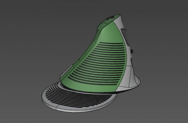 ergonomic mouse 3D Model in Computer 3DExport