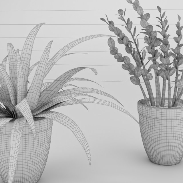 plant collection 9 3D Model in Small Plants 3DExport