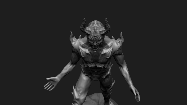 demon - 3d printing ready 3D Print Model in Sculpture 3DExport