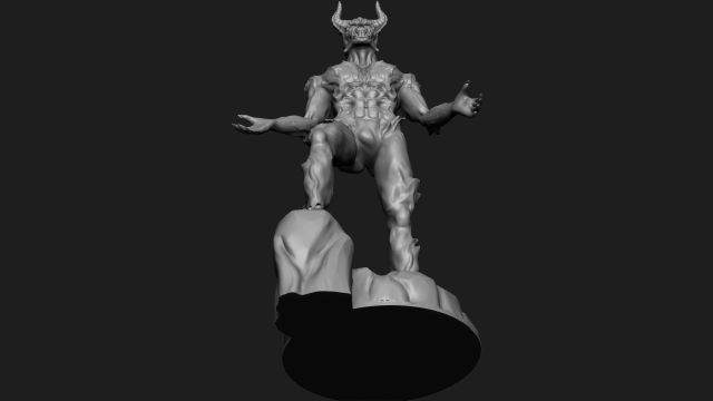 demon - 3d printing ready 3D Print Model in Sculpture 3DExport