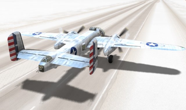 b-25 cargo plane Free 3D Model in Commercial 3DExport