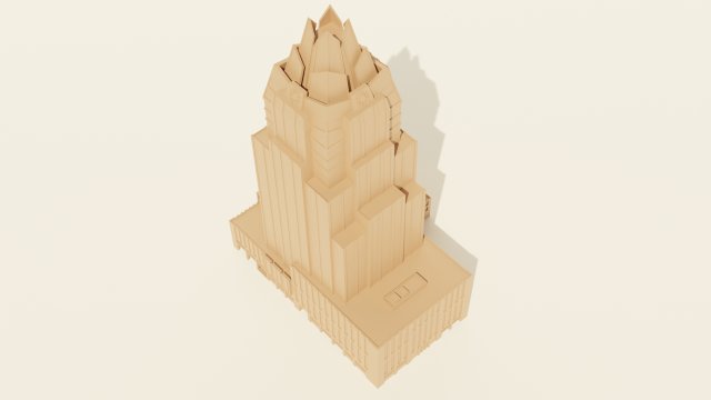 Frost bank tower 3D Model in Landmarks 3DExport