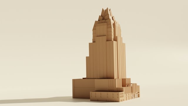 Frost bank tower 3D Model in Landmarks 3DExport