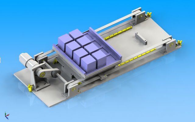 traverse mechanism of heavy workpiece 3D Model in Machines 3DExport