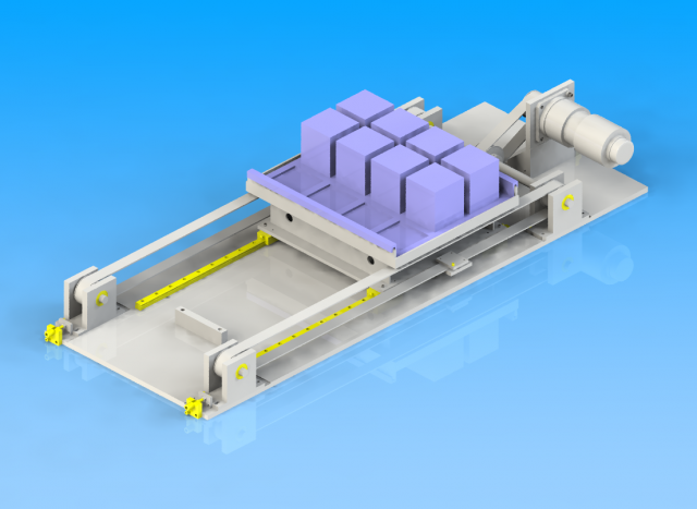 traverse mechanism of heavy workpiece 3D Model in Machines 3DExport