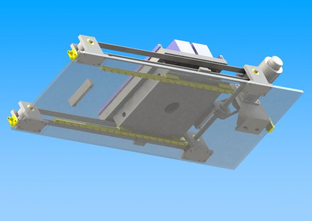traverse mechanism of heavy workpiece 3D Model in Machines 3DExport