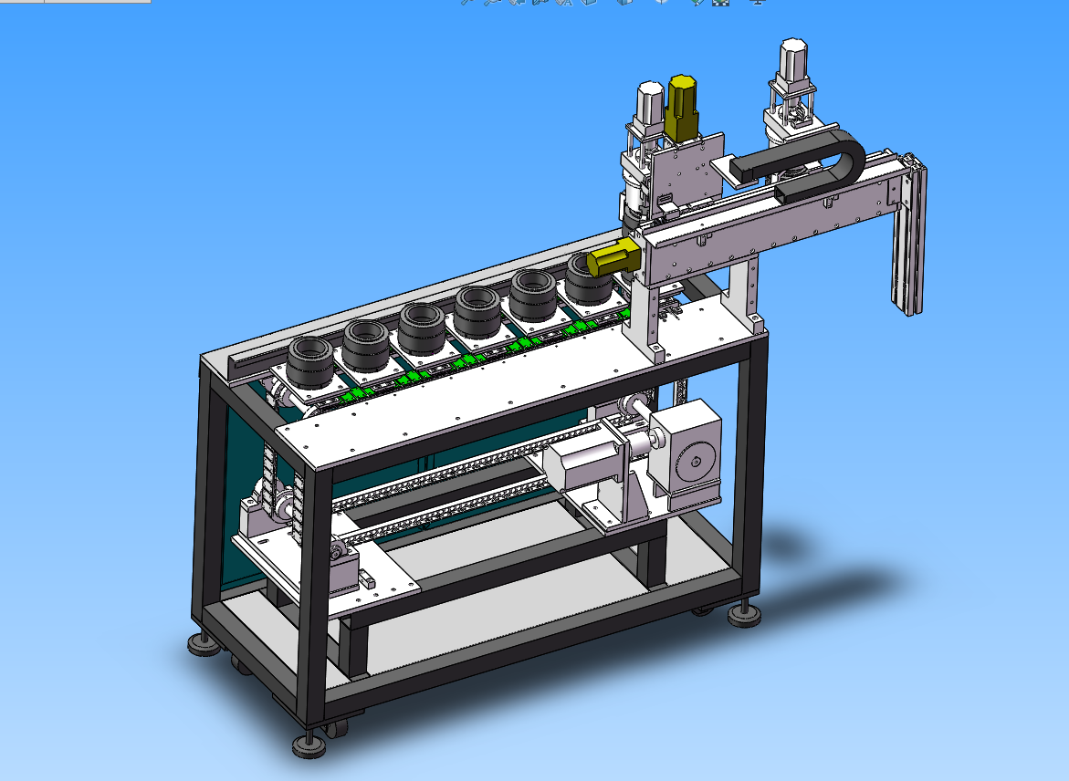 Automatic production line of high power motor assembly line 3D Model in ...