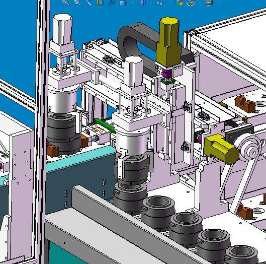 Automatic production line of high power motor assembly line 3D Model in ...