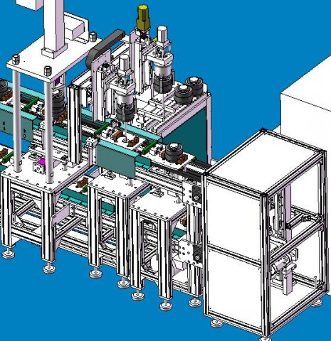 automatic production line of high power motor assembly line 3D Model in ...