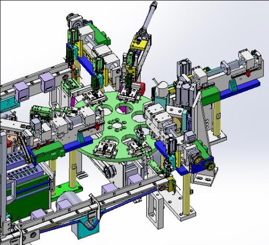 usb automatic assembly device 3D Model in Machines 3DExport