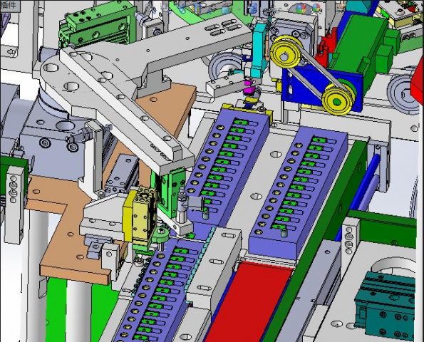 usb automatic assembly device 3D Model in Machines 3DExport