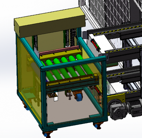 design of battery cell double speed chain machining line 3D Model in ...