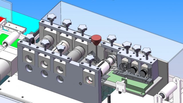 full set of drawings of automatic one drag two plane mask machine 3D ...