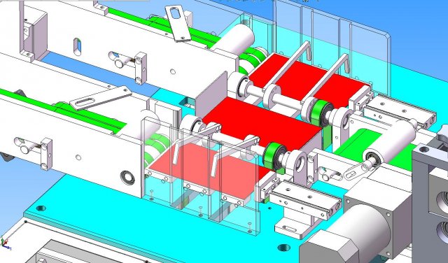 full set of drawings of automatic one drag two plane mask machine 3D ...